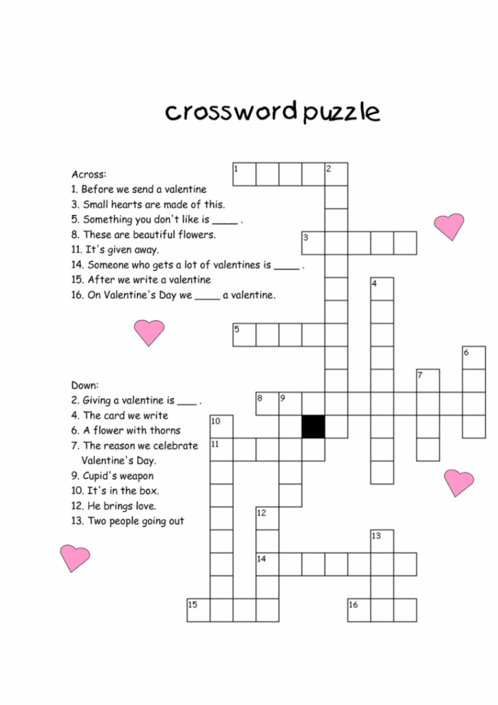 Fun Easy Crossword Puzzles Printable - Free Printable Crosswords