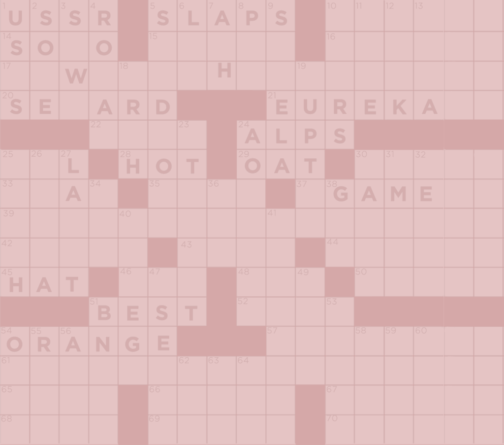 Daily Crossword Mini - Free Printable Crosswords