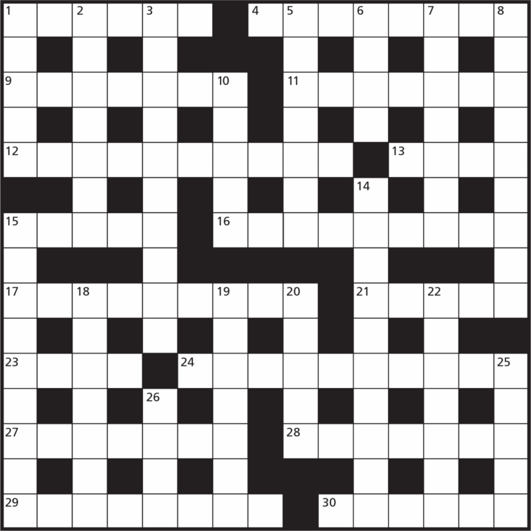 Cryptic Crosswords For Seniors - Free Printable Crosswords