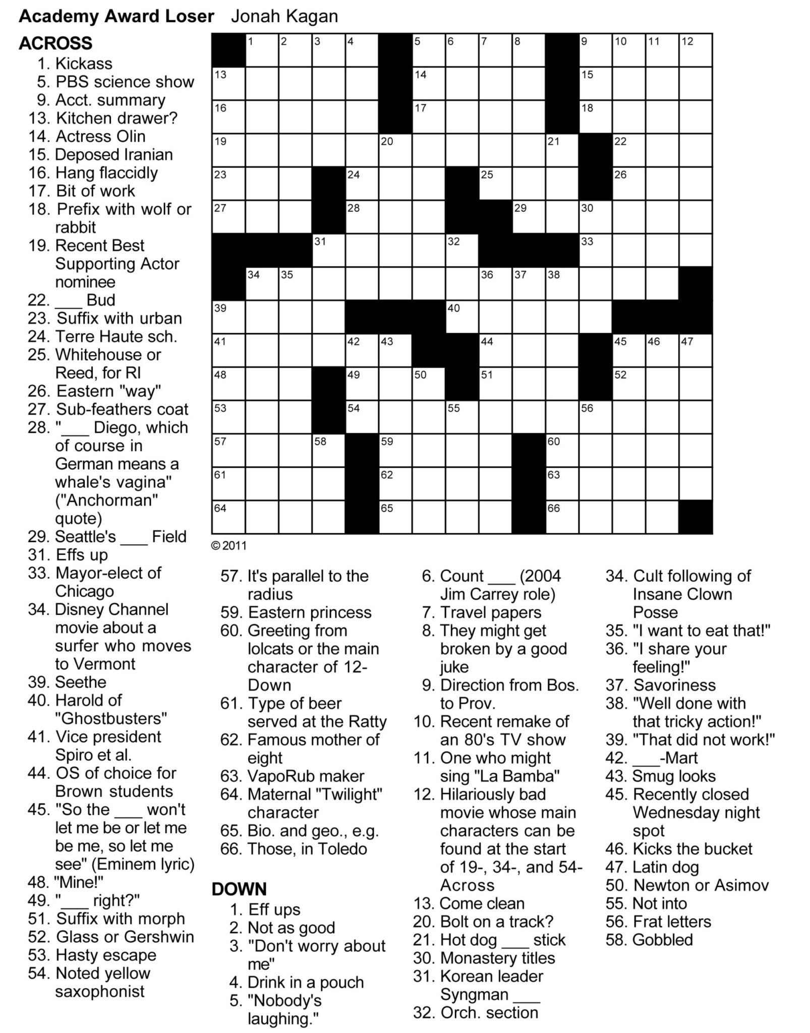 Daily Crossword Puzzles To Print - Free Printable Crosswords