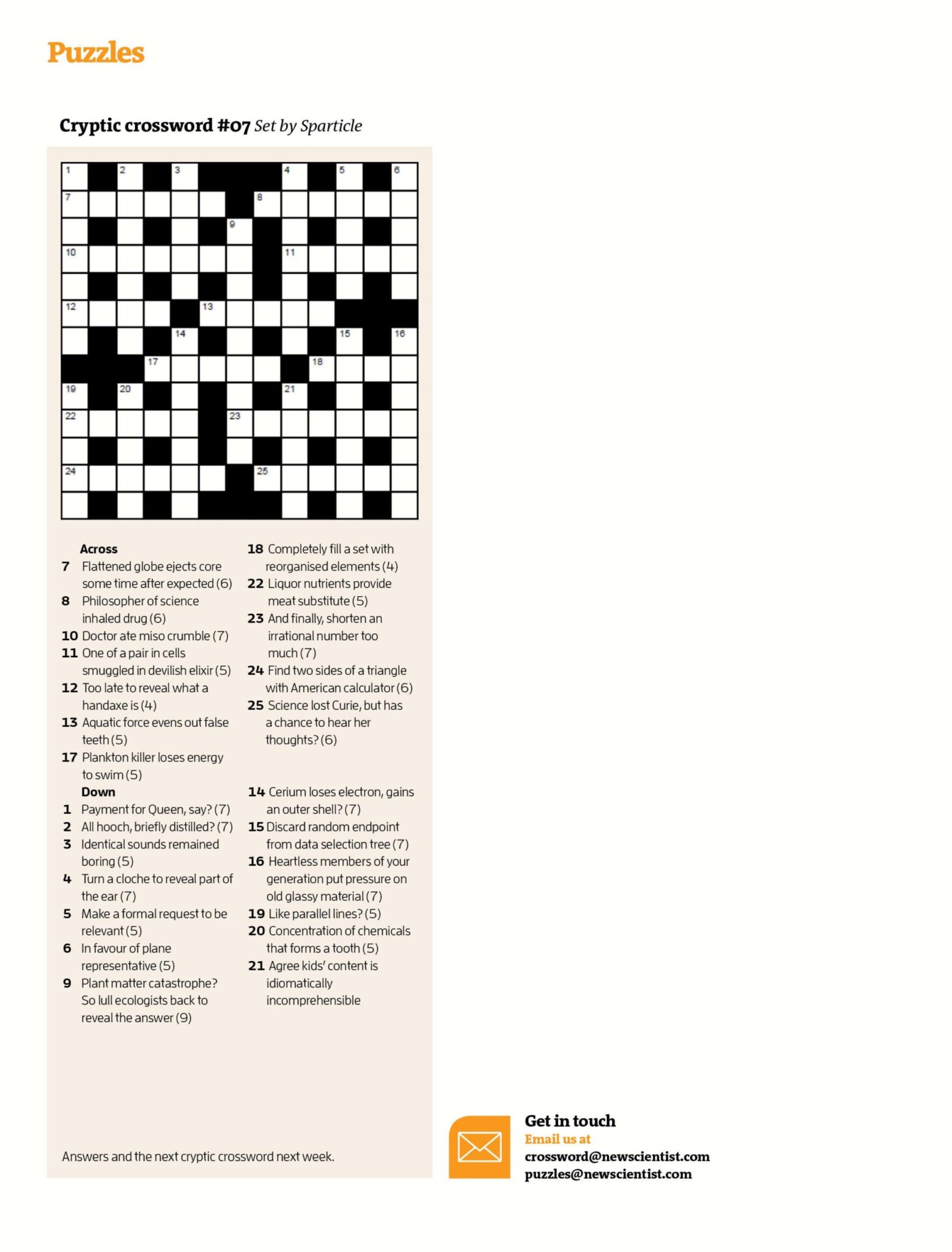 Globe Crossword - Free Printable Crosswords