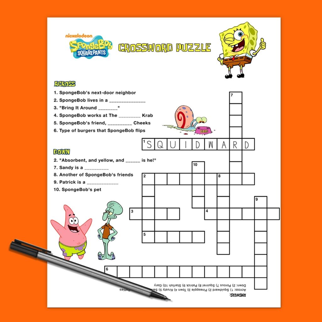 Picture Crossword Puzzles Printable - Free Printable Crosswords