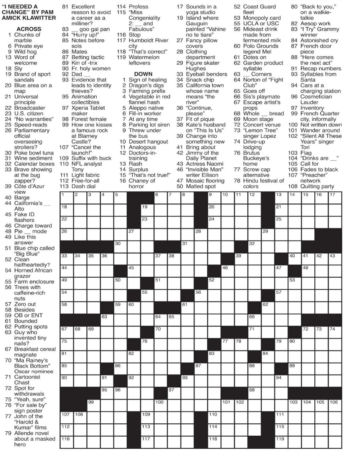Daily Crossword Pdf Free Printable Crosswords Daily Crossword Pdf Free Printable Crosswords