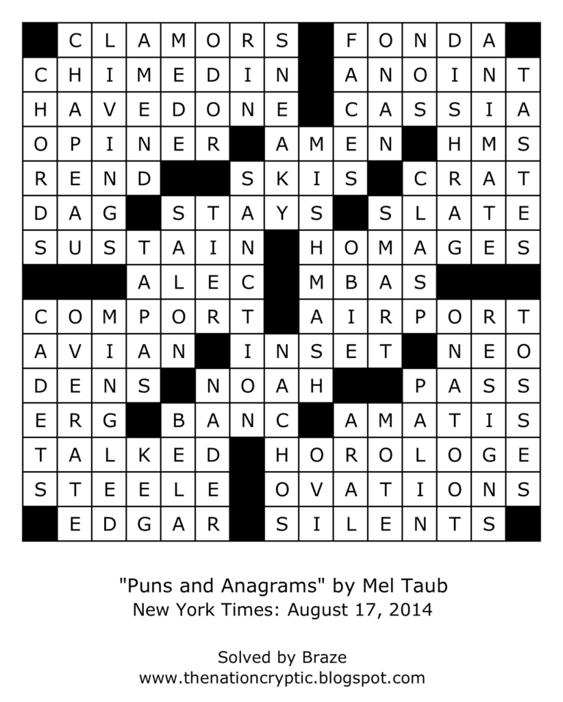 Nyt Crossword Seattle - Free Printable Crosswords