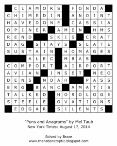 Crossword Puzzles Seattle Times - Free Printable Crosswords