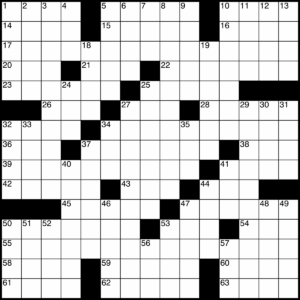 Washington Post Crossword Printable - Free Printable Crosswords