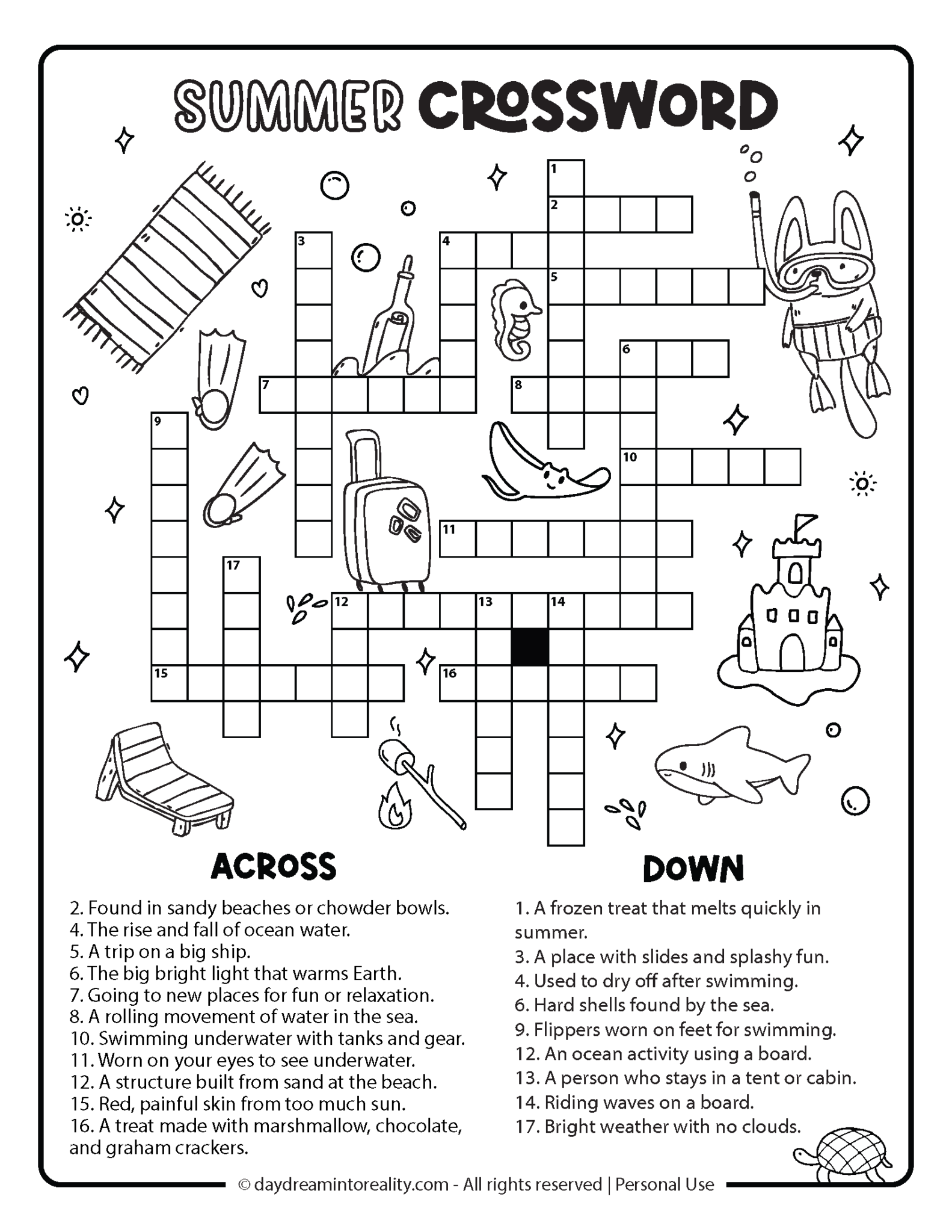 Crossword Puzzle Pdf - Free Printable Crosswords